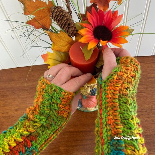 XBox Wrist Warmers Crochet Pattern · Jo's Crafty Hook