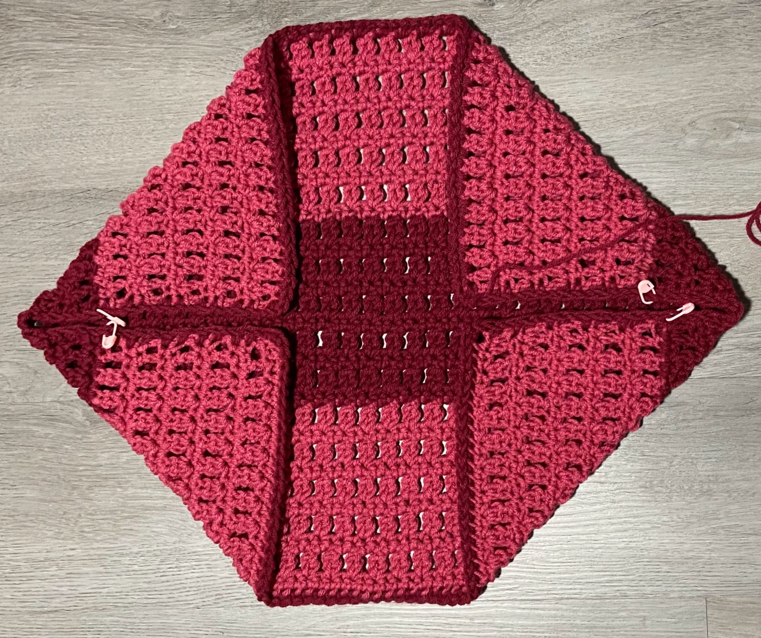 Berry Cocoon Shrug Sweater Crochet Pattern · Jo's Crafty Hook