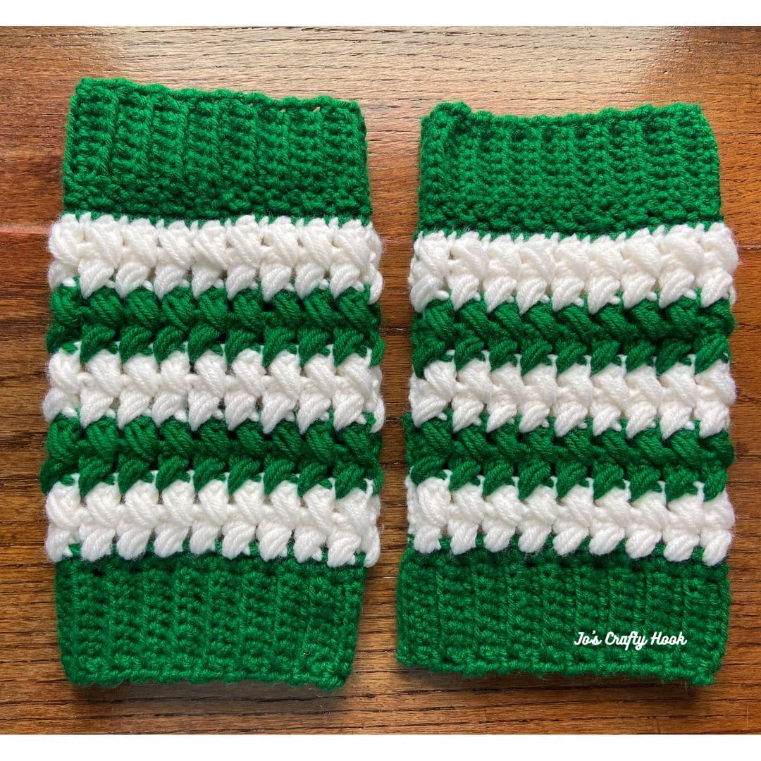 Welsh Braided Leg Warmers Free Crochet Pattern · Jo's Crafty Hook