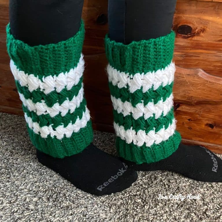 Welsh Braided Leg Warmers Free Crochet Pattern · Jo's Crafty Hook