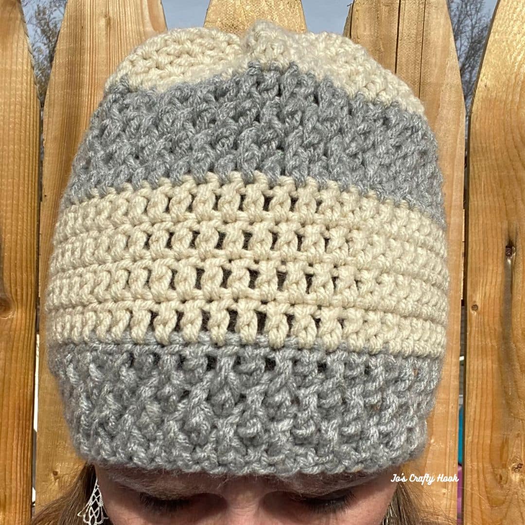 Posted Beanie Crochet Pattern · Jo's Crafty Hook